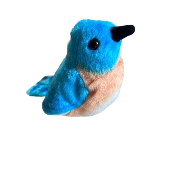 Toys | Audubon Birds Eastern Blue Bird Plush Realistic With Sound Wild ...